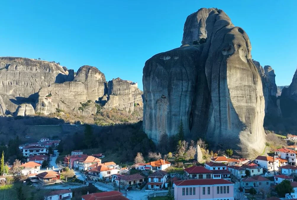ROUTE Kastraki - Church of Holy Spirit - Meteora - Pyli Geopark